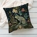 William Morris Frog in a Forest Pillow | Frog Pillow, Cottagecore ...