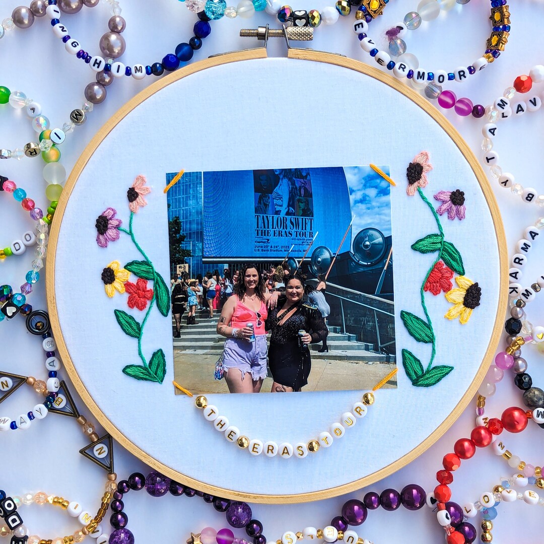 Eras Tour Floral Photo Frame PDF Pattern Download - Etsy