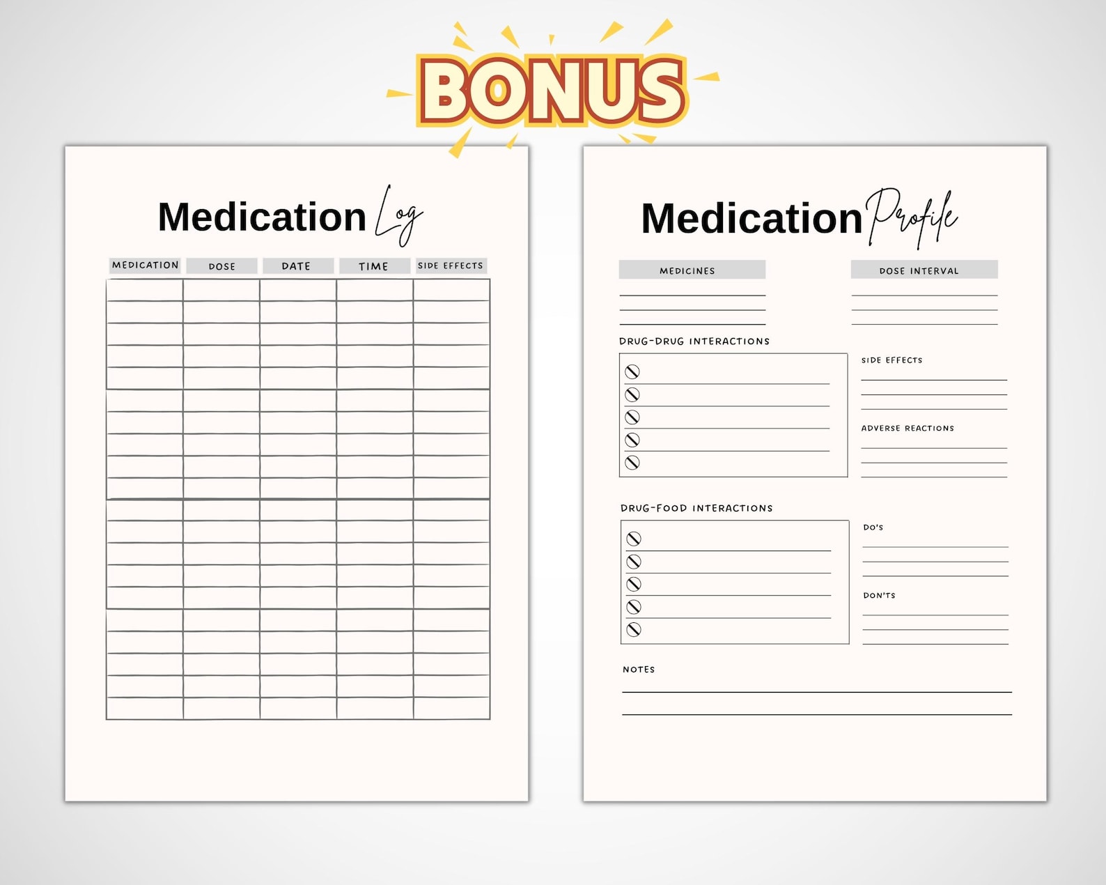 PCOS Symptom Tracker|daily Monthly Symptom Tracker Printable Medical ...