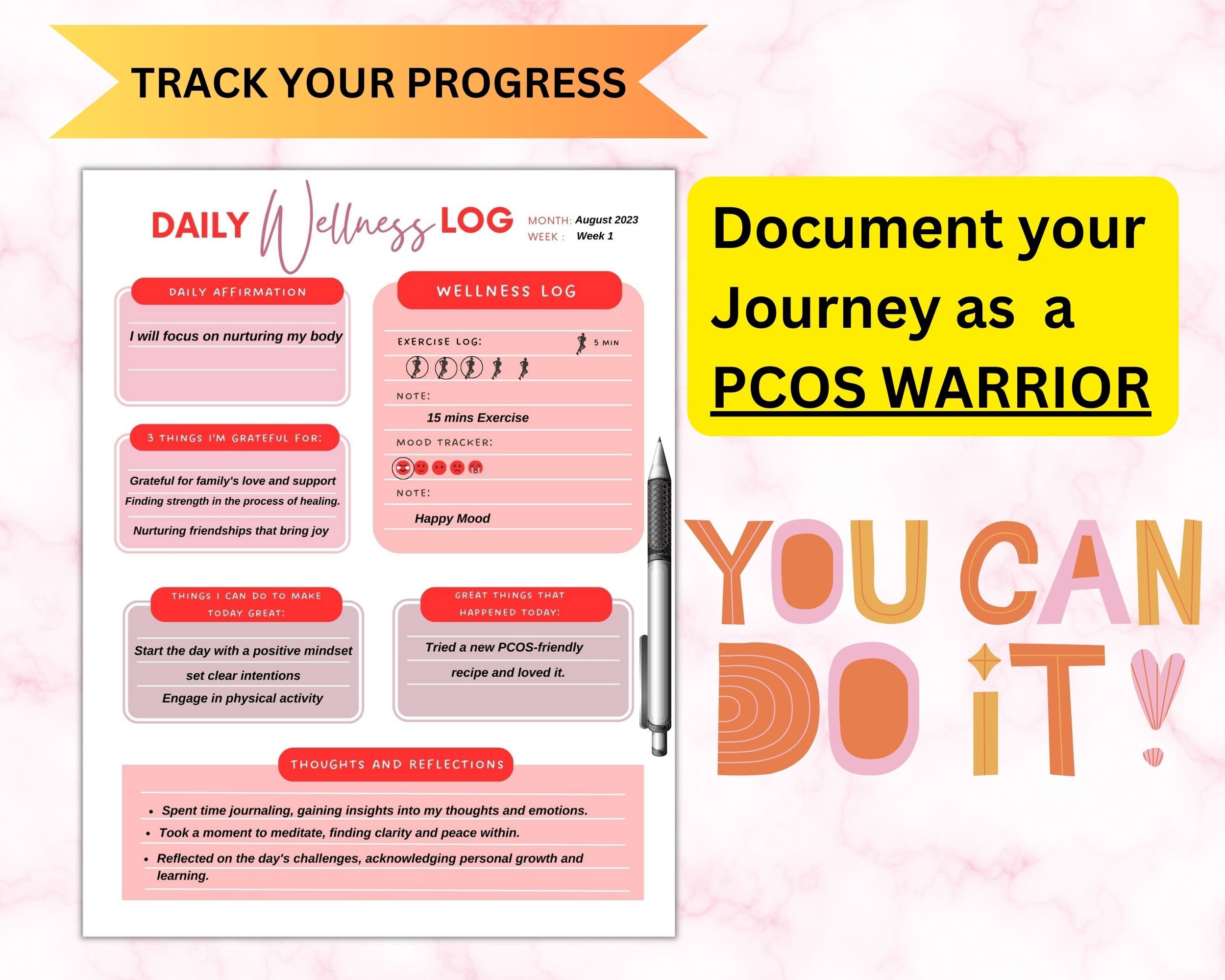 Ultimate PCOS Journal Printable L PCOS Planner Digital Journal PCOS ...