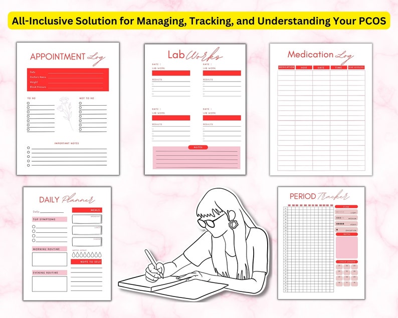 Ultimate PCOS Journal Printable L PCOS Planner Digital Journal PCOS ...