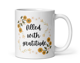 Gratitude Mug - Etsy