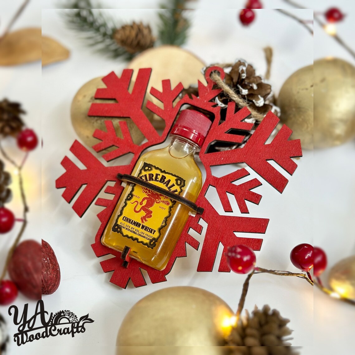 Fireball Wooden Ornaments - Etsy