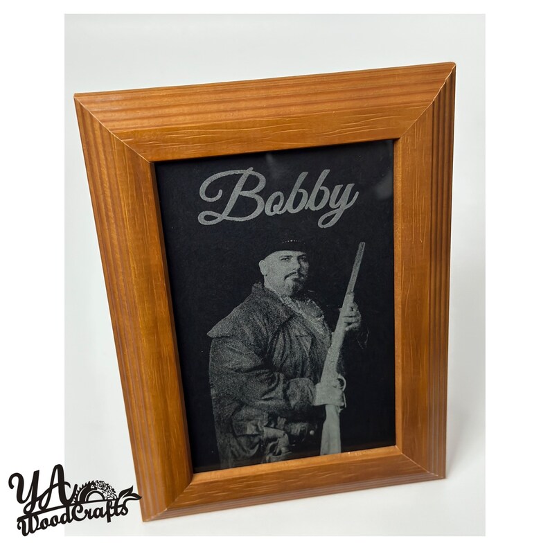 Photo Etched Glass Frame Valentine Day Gift Engraved Glass - Etsy