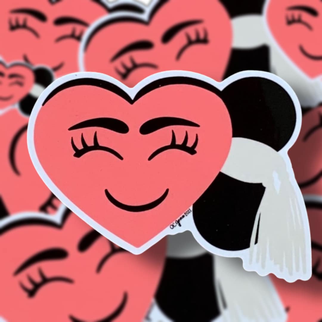 Happy Navajo Heart Vinyl Sticker - Etsy