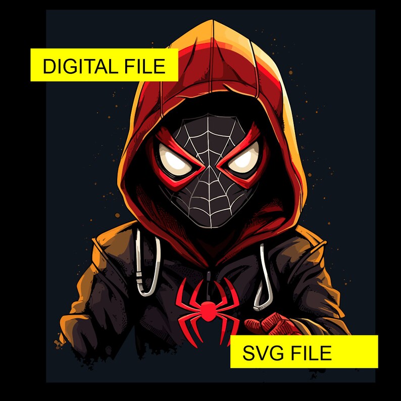 5 Svgs SVG Spider-man Bundle Spider Man Across the - Etsy