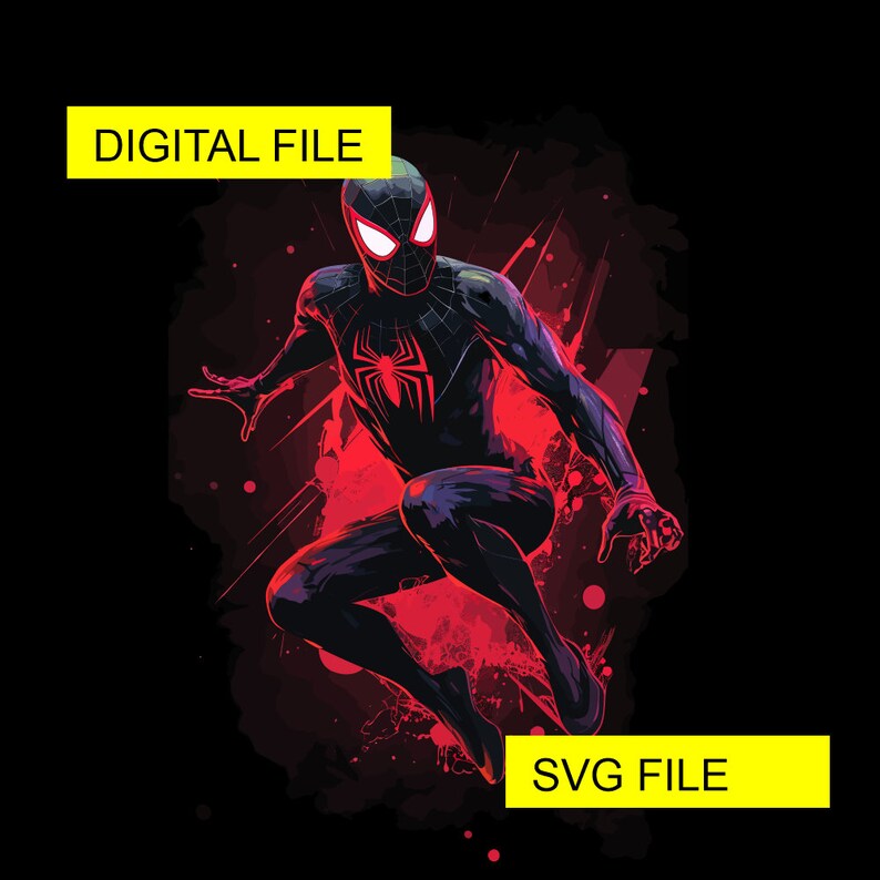 5 Svgs SVG Spider-man Bundle Spider Man Across the - Etsy