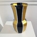 Gold and Black Vase Gold Decor Home Decor Vase Art - Etsy