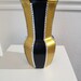 Gold and Black Vase Gold Decor Home Decor Vase Art - Etsy