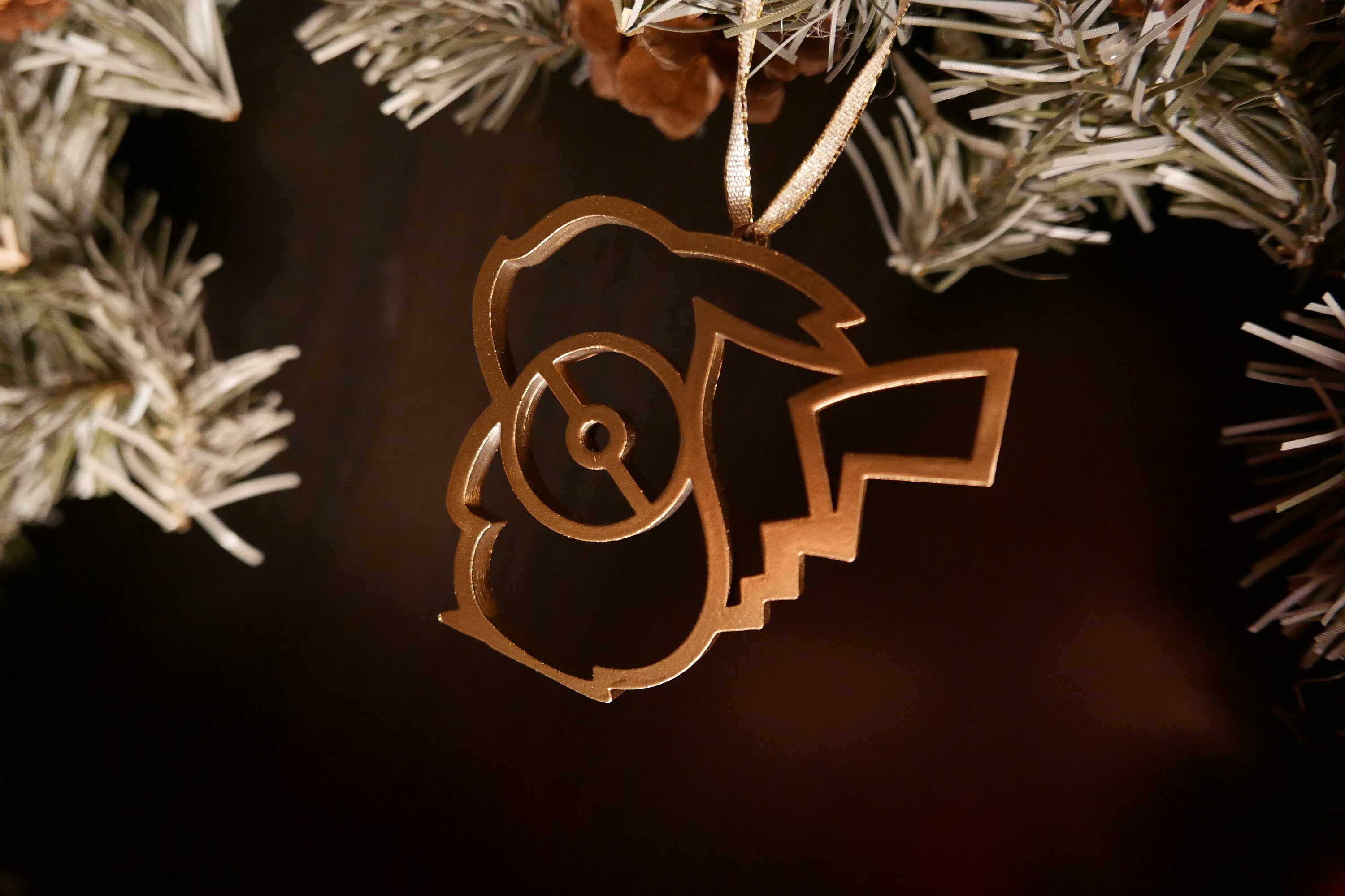 Pikachu Christmas Ornament Pokemon Xmas Tree Ornament 3D Printed - Etsy