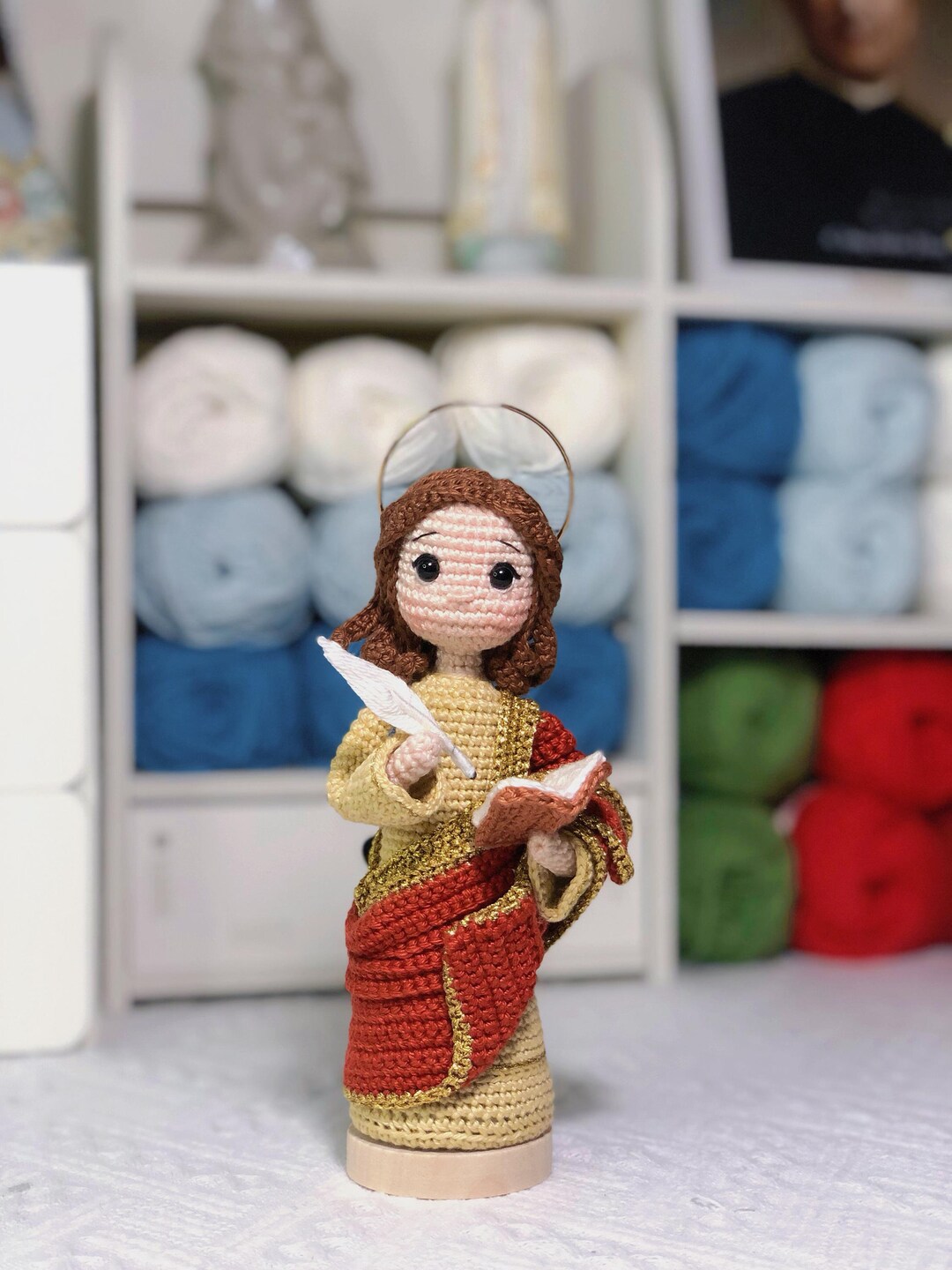 Saint John the Apostle Crochet Doll, Handcrafted Catholic Gift ...