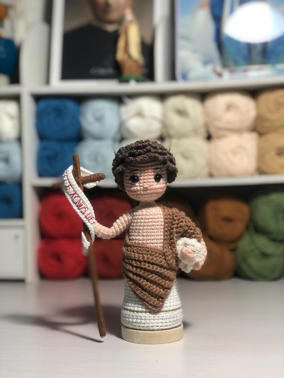 St.john the Baptist Crochet Doll, Catholic Gift, Religious Decor ...