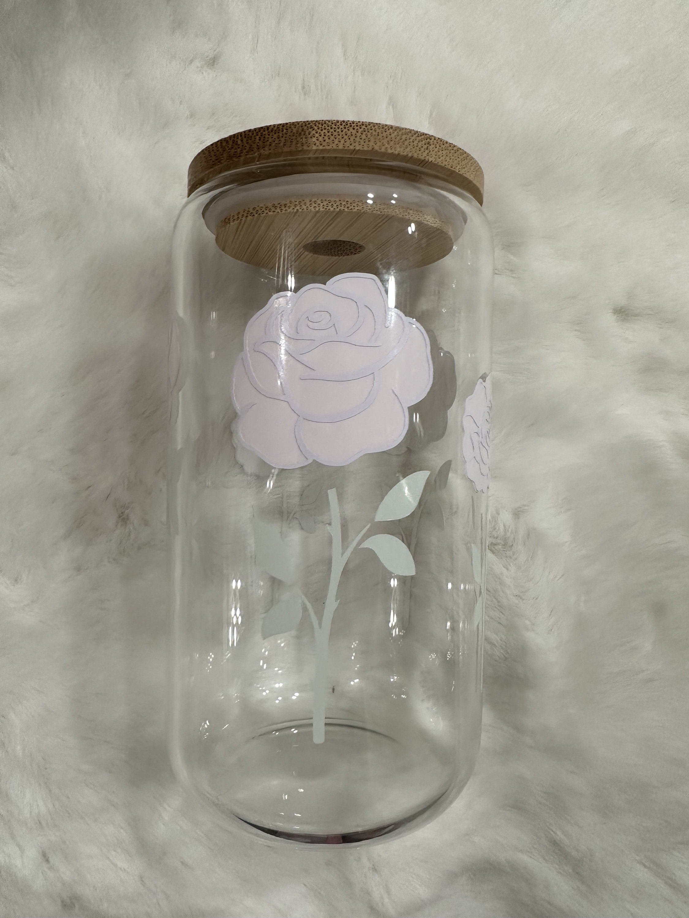 Color Changing Rose Glass Cup Roses Are Red Cold Drinks - Etsy