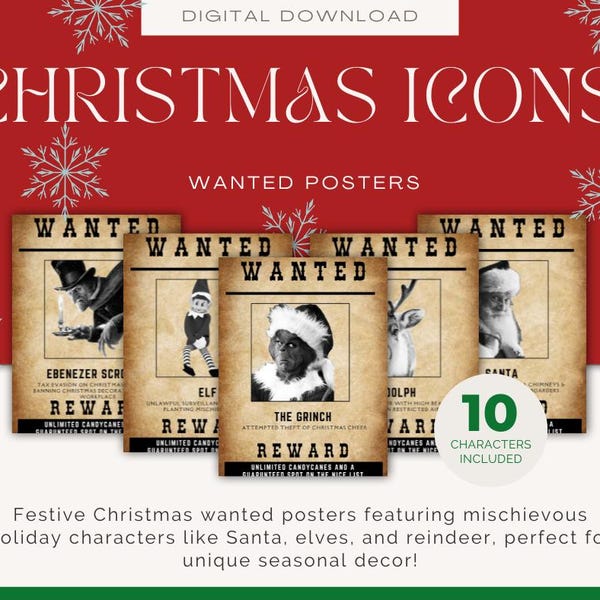 Elf Wanted Poster - Etsy