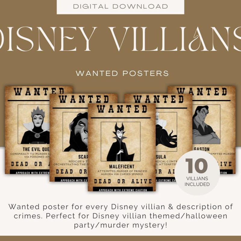 Halloween Wanted Poster - Etsy
