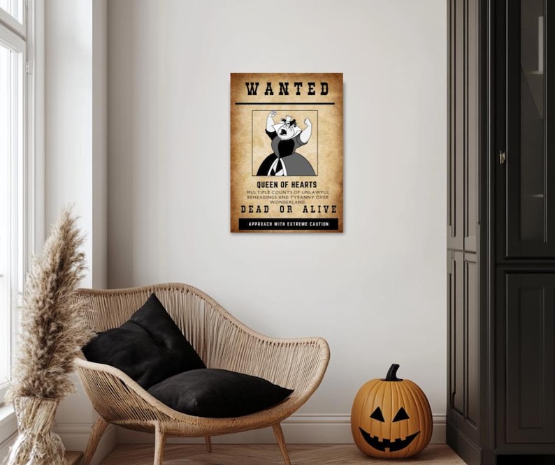Disney Villian Wanted Posters - Heroes and Villians Party Decor Ideas ...