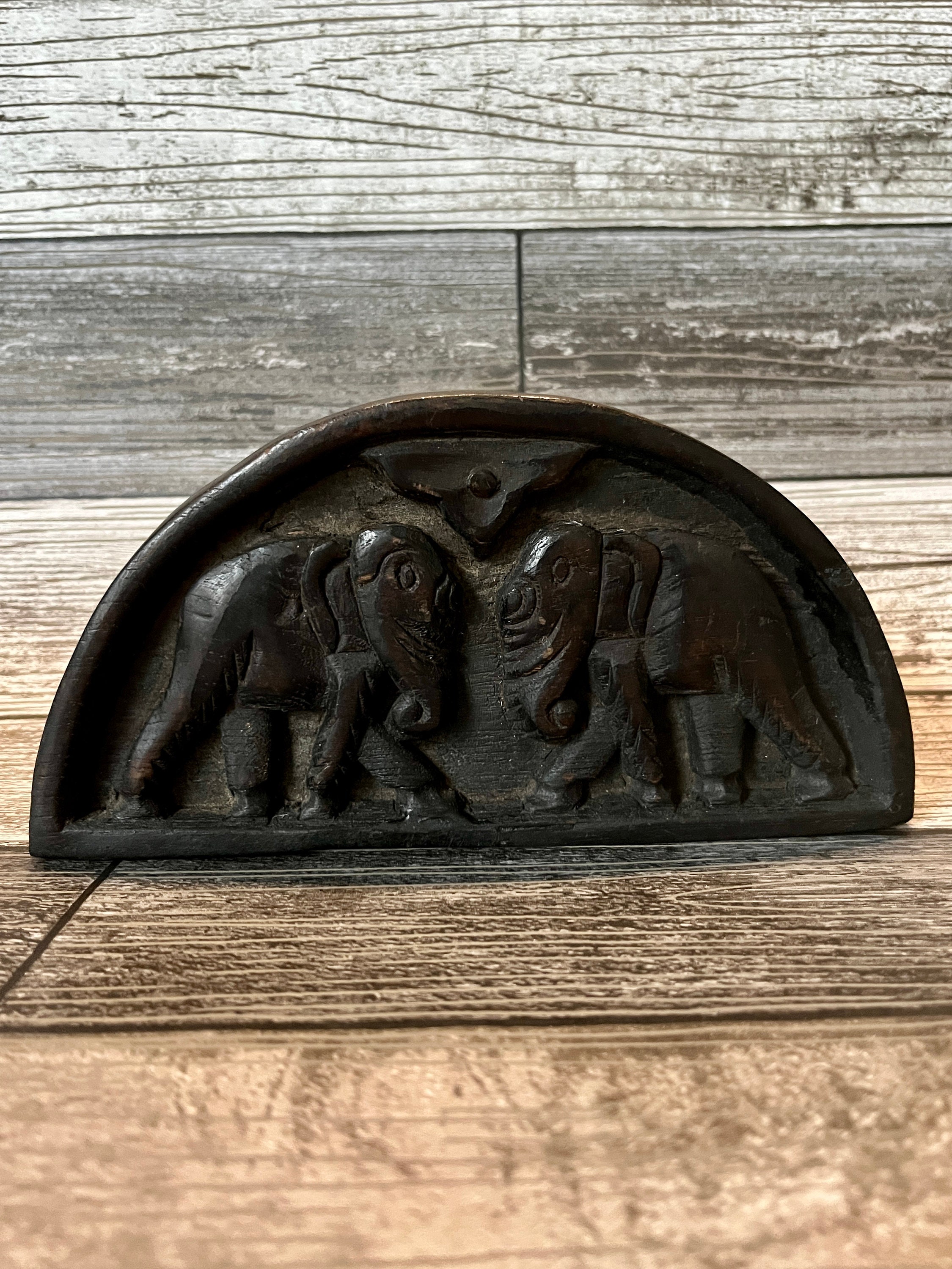 Vintage Opium Scales in Carved Elephant Wood Box - Etsy