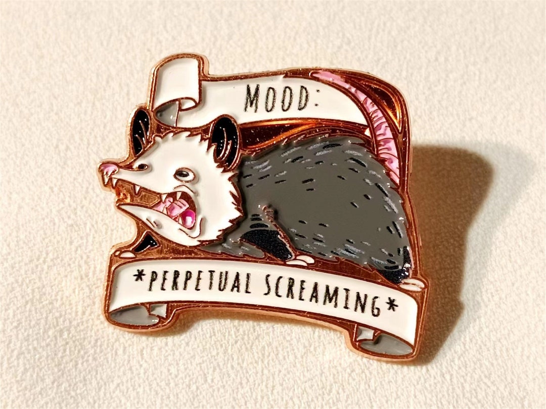 Screaming Possum Pin Rat Enamel Pin Cartoon Pin Hard Enamel - Etsy Ireland