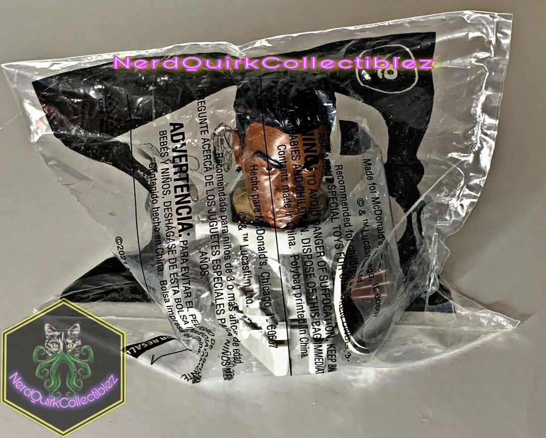 Finn #9 Star Wars Mcdonalds 2021 Happy Meal Toy X1 *NEW FACTORY SEALED ...