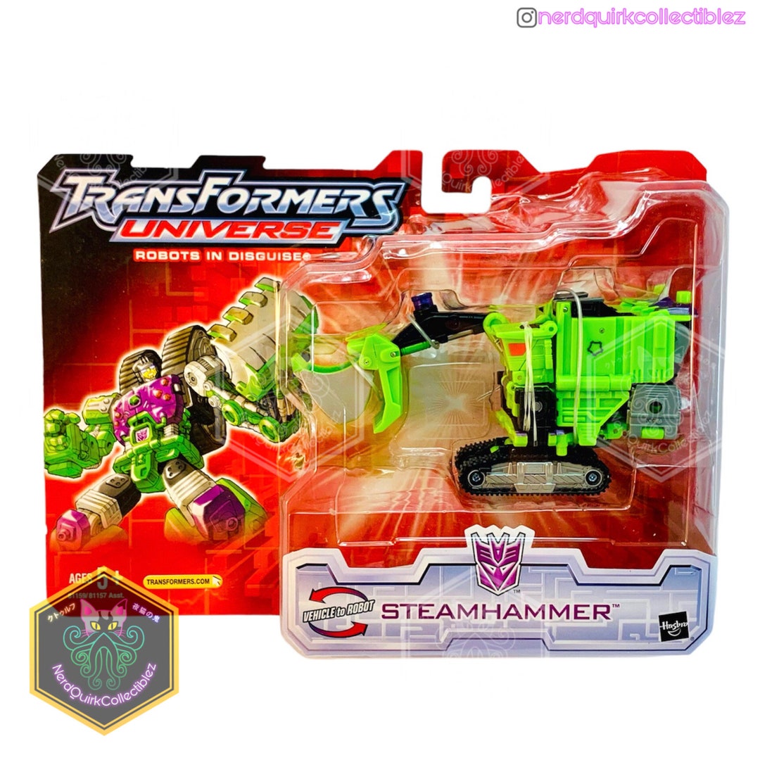 Steamhammer Transformers Universe Robots in Disguise - Etsy