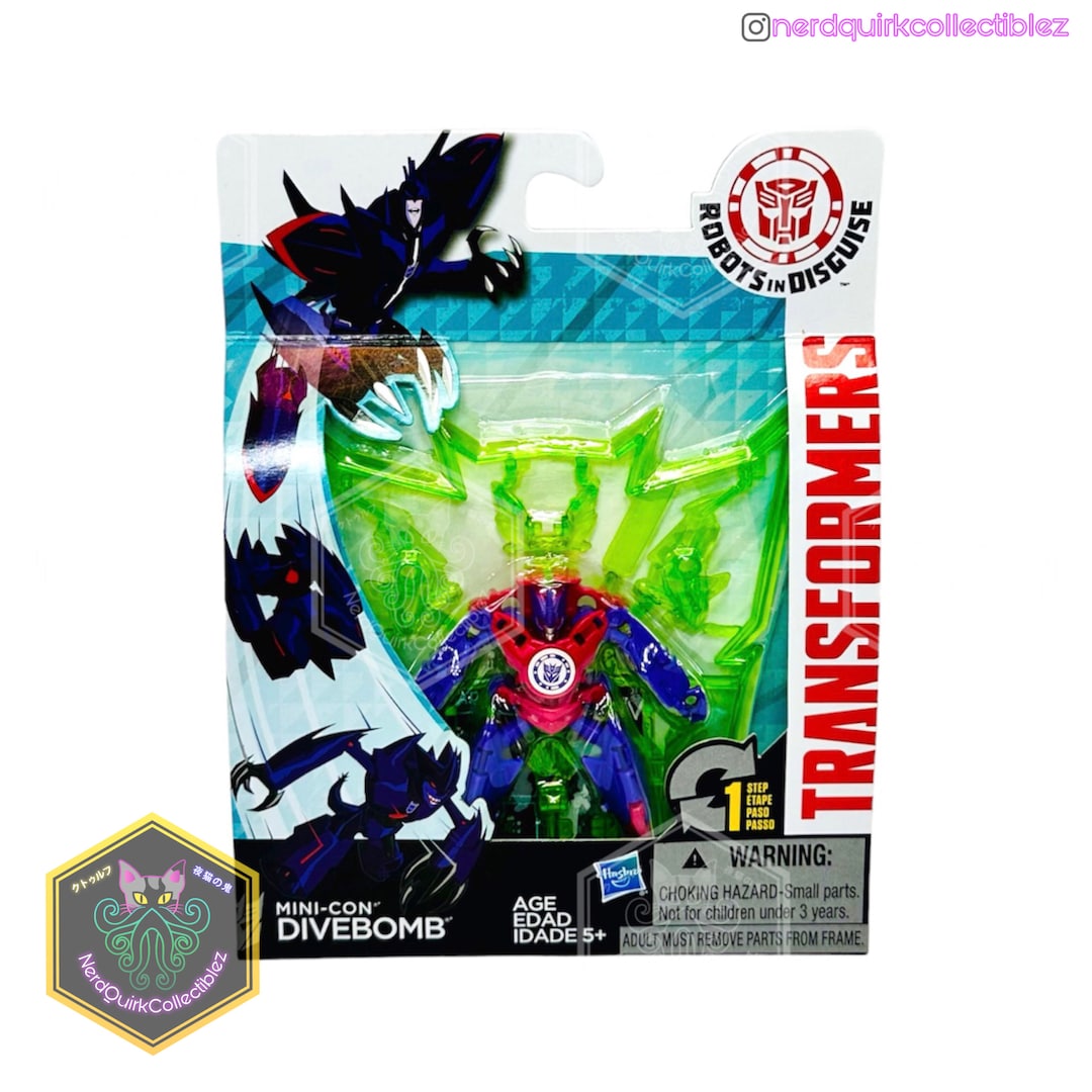 Transformers Mini Con Divebomb Robots in Disguise Figure X1 *NEW SEALED ...