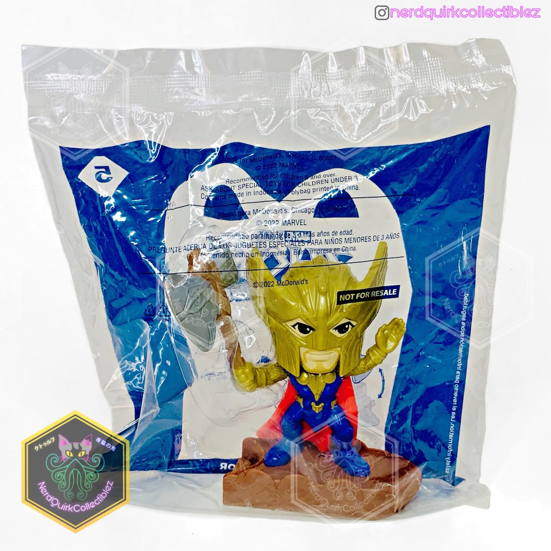 Golden Armor Thor #5 Thor Love & Thunder 2022 Mcdonalds Happy Meal Toy ...