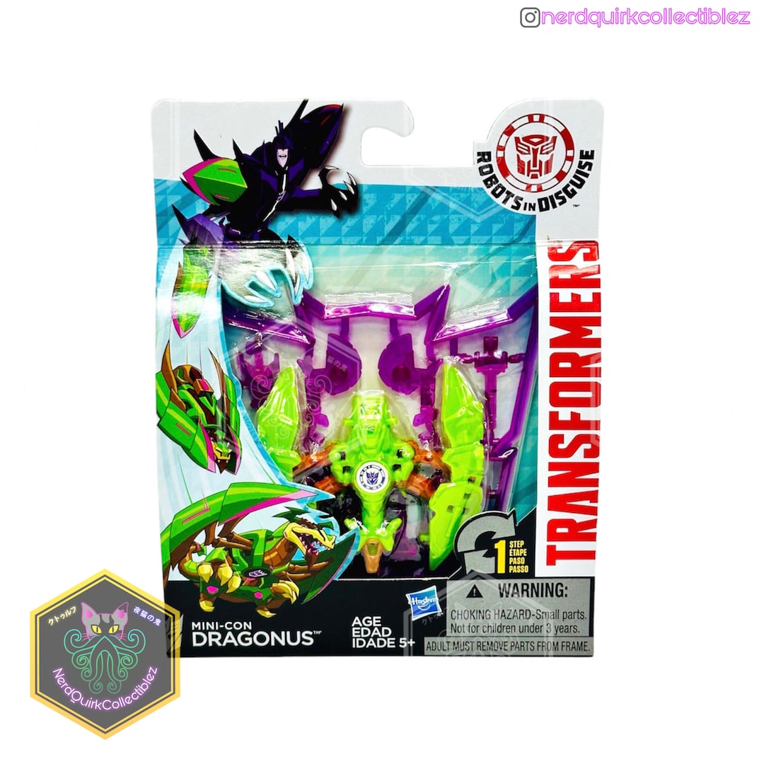 Transformers Mini Con Dragonus Robots in Disguise Figure X1 *NEW SEALED ...