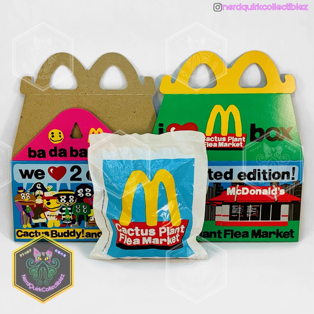 Cactus Buddy Cactus Plant Flea Market Mcdonalds 2022 Adult Happy Meal ...