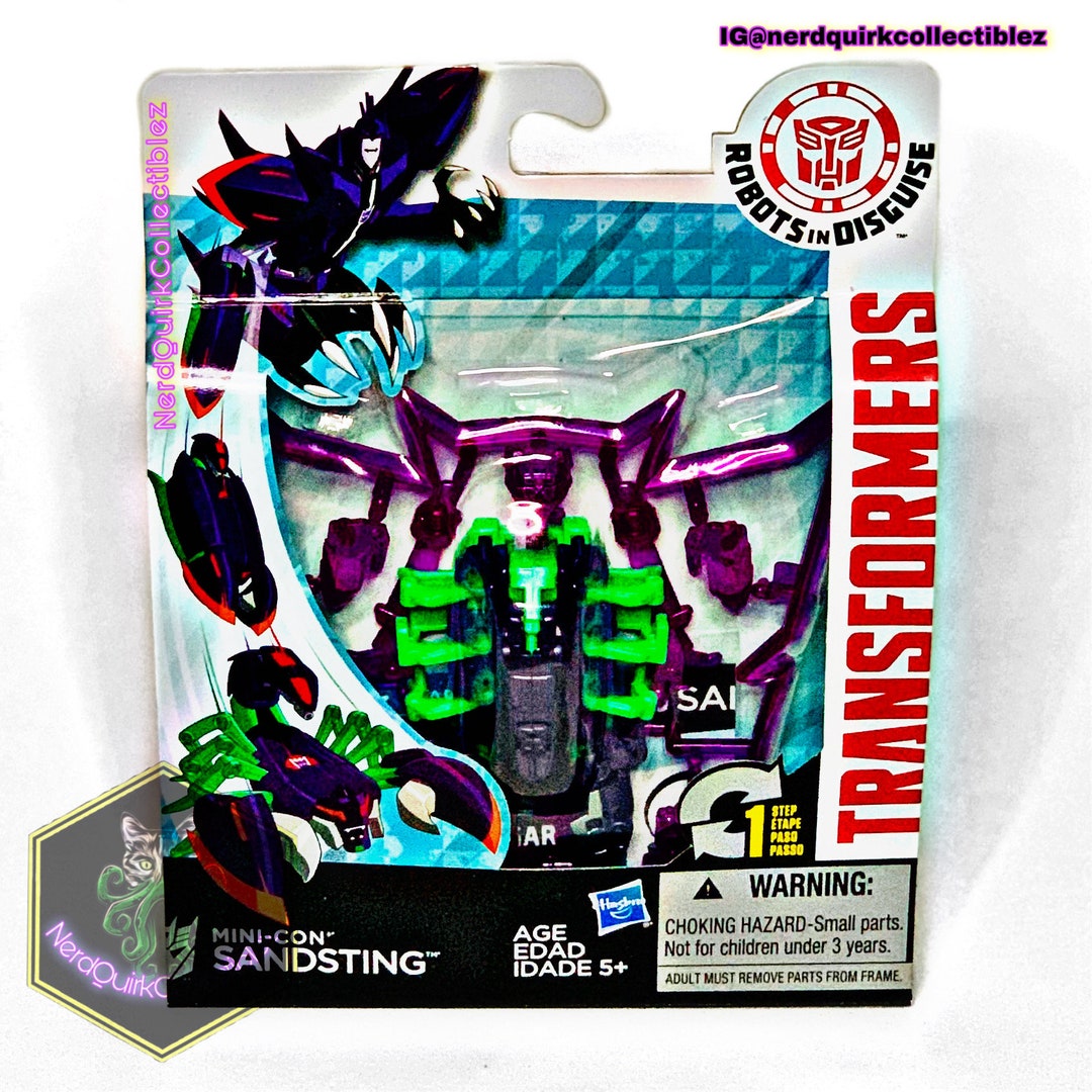 Sandsting Transformers Mini Con Robots in Disguise Action - Etsy