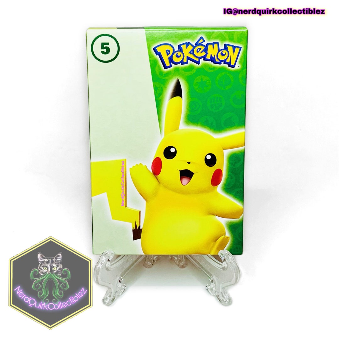 PIKACHU #5 Pokemon Mcdonalds Battle Match Card Game 2022 Happy Meal Toy ...