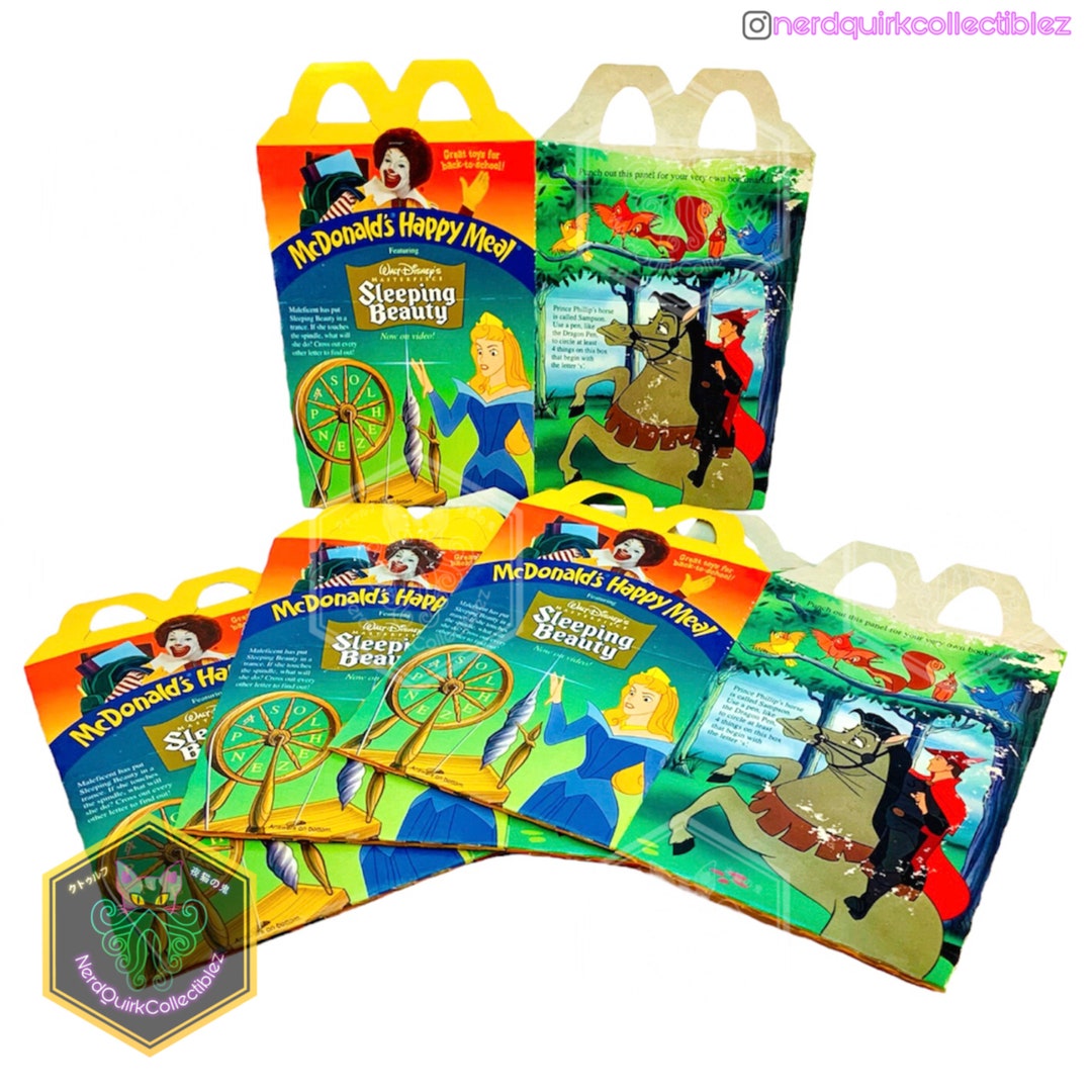 Sleeping Beauty & Prince Phillip Walt Disney Vintage Mcdonalds 1997 ...