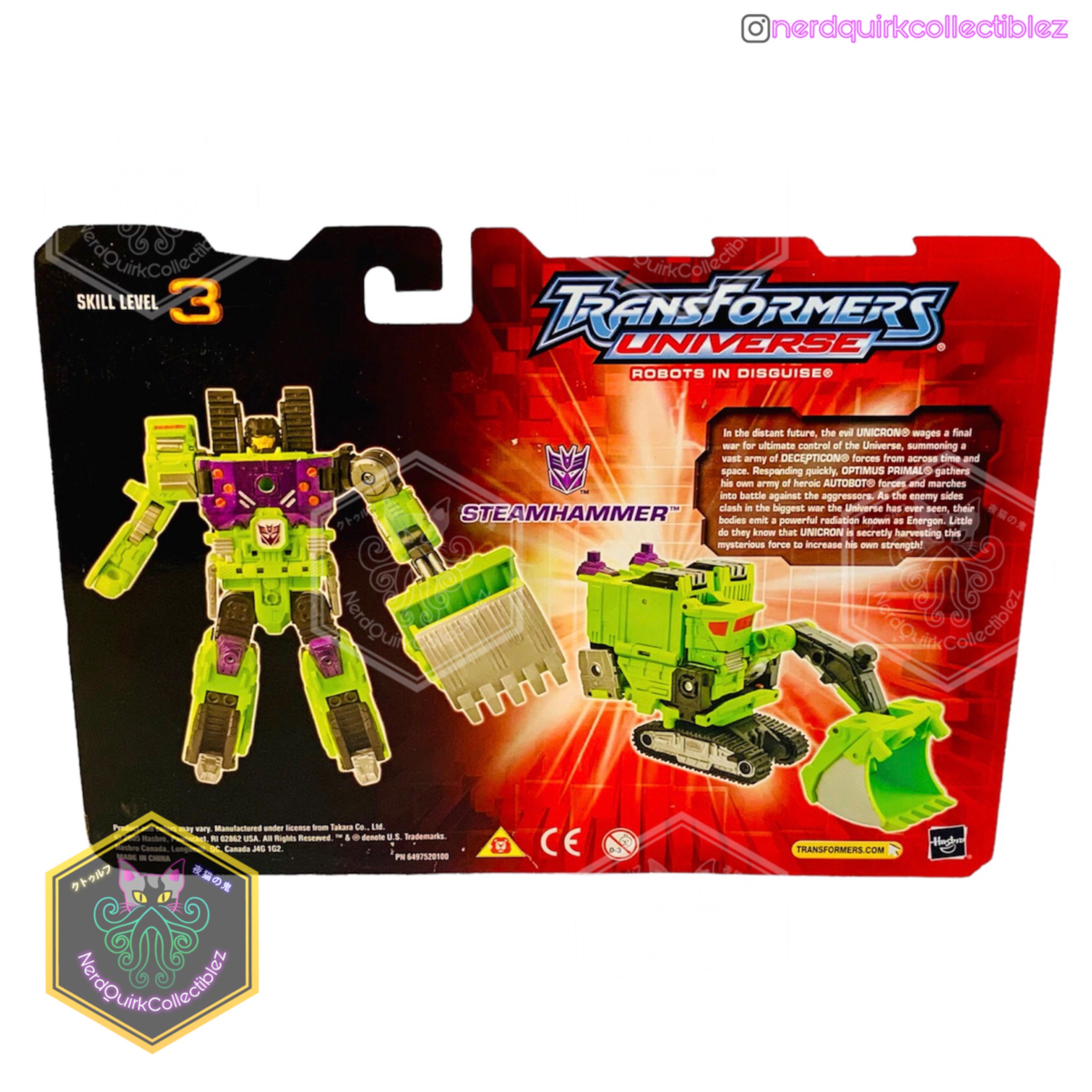 Steamhammer Transformers Universe Robots in Disguise - Etsy