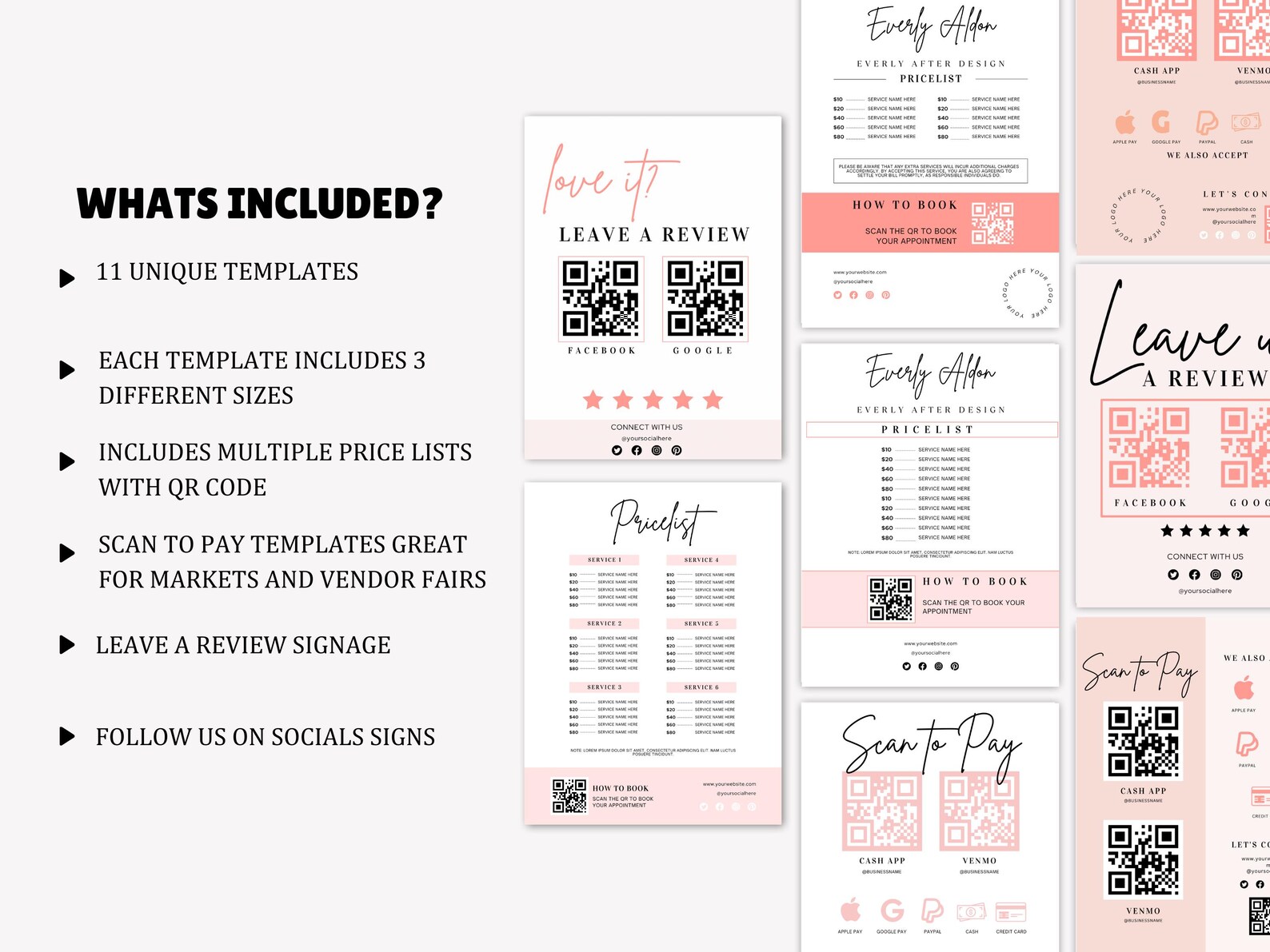 Scan to Pay Small Business Templates, Payment & Ways to Pay Canva ...