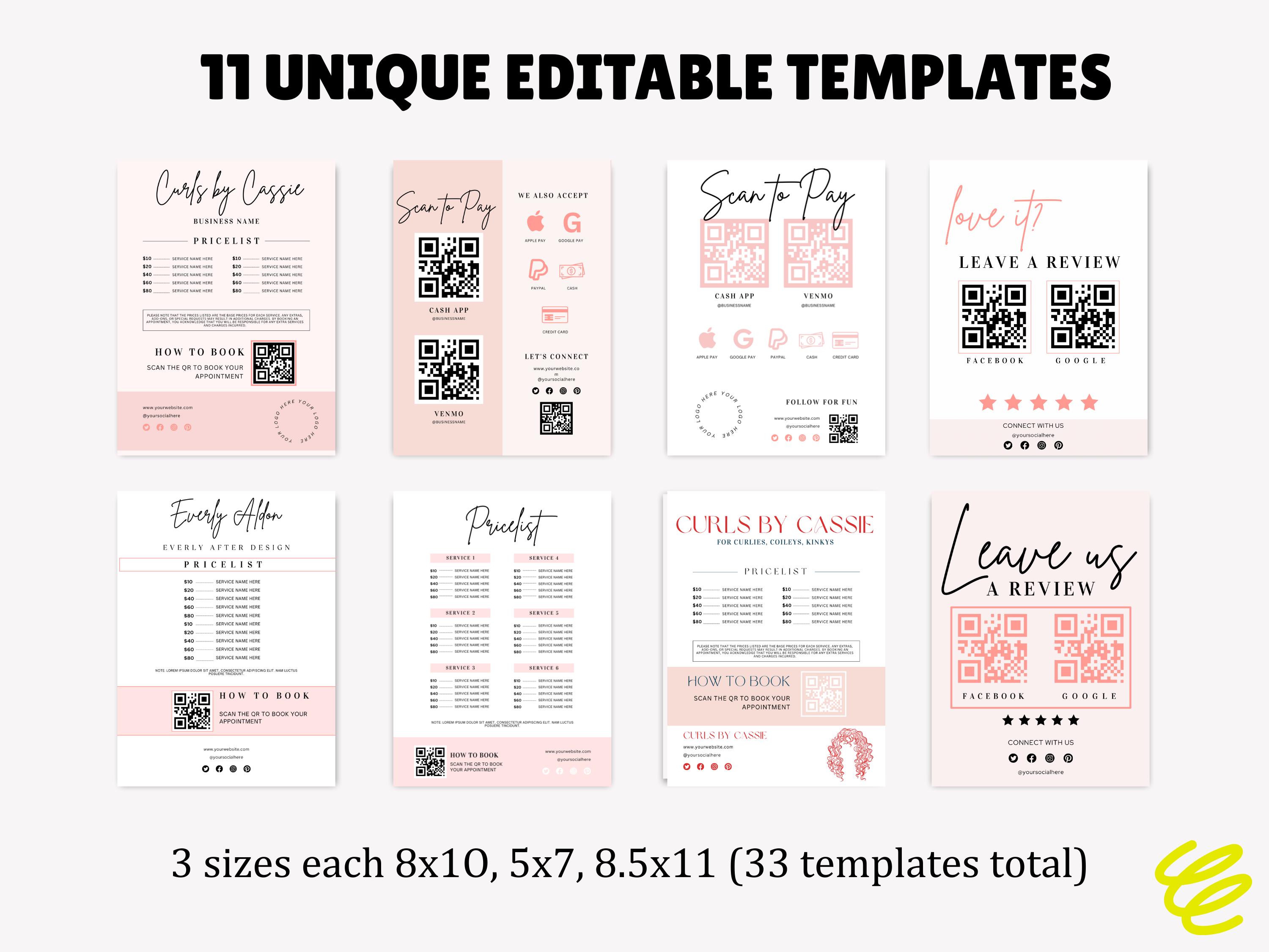 Scan to Pay Small Business Templates, Payment & Ways to Pay Canva ...