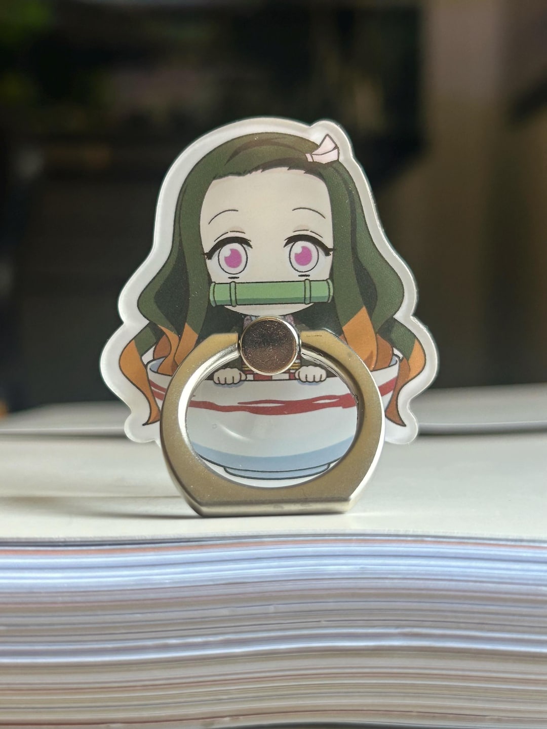 Chibi Nee-san Soup Anime Phone Ring - Etsy
