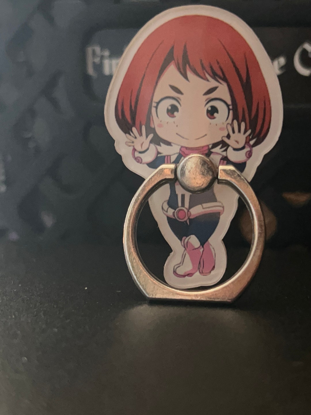Chibi Invisigirl Anime Phone Ring - Etsy