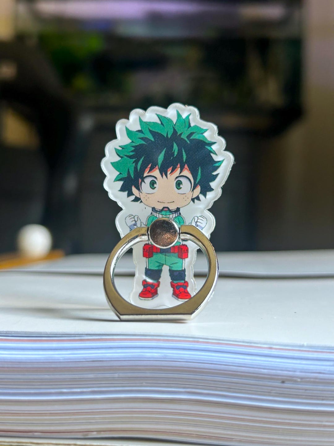 Chibi Hero Anime Phone Ring - Etsy