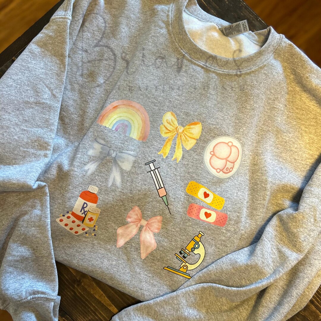 IVF Sweatshirt, Egg Retrieval Shirt, Embryo Transfer Shirt, Infertility ...