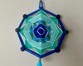 Ojo De Dios (god’s Eye) | Mandala | Wall Hanging | Woven Art - Etsy