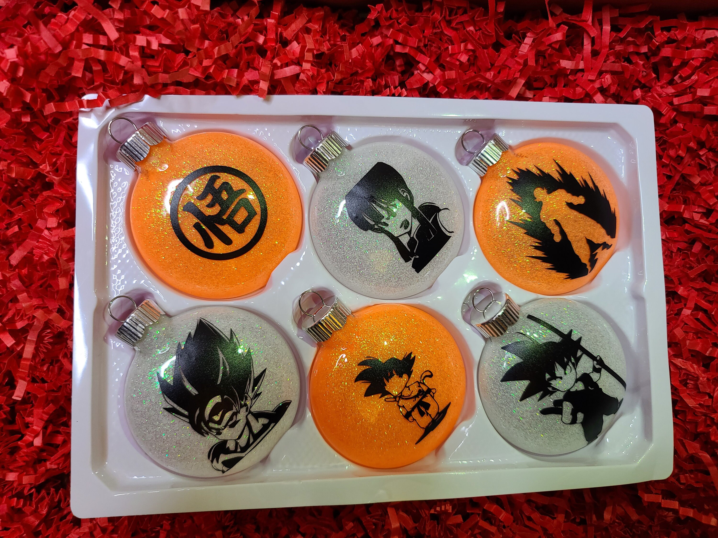 Dragon Ball Z Glass Ornaments - Etsy