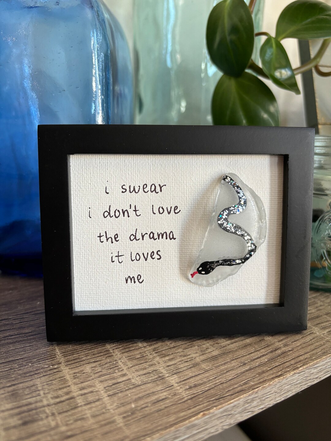 Taylor Swift Reputation Album Inspired Seaglass Art - Etsy