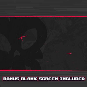 5 Grunge Animated Twitch Stream Screens| Lo-fi Streamer Package ...