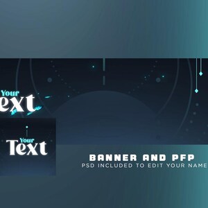 Astral Blue Animated Stream Overlay Pack/animated Stream Overlay/screen ...