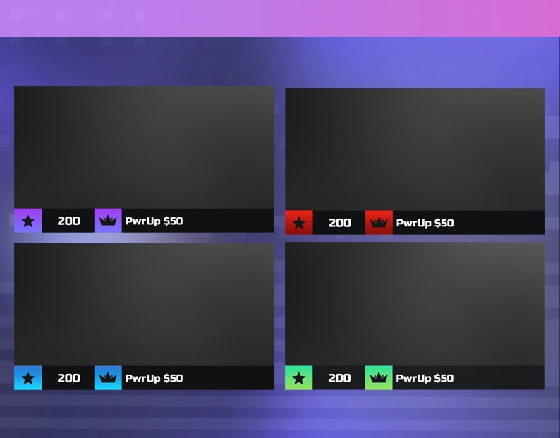Minimal Stream Hud Webcam Border Pack, Webcam Overlays for Twitch ...