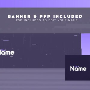 Glitchy Purple Animated Stream Package | Overlays, Alerts, Screens ...