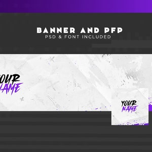 Purple Grunge Animated Stream Overlay Pack | Animated Stream Overlay ...