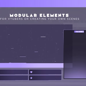 Glitchy Purple Animated Stream Package | Overlays, Alerts, Screens ...