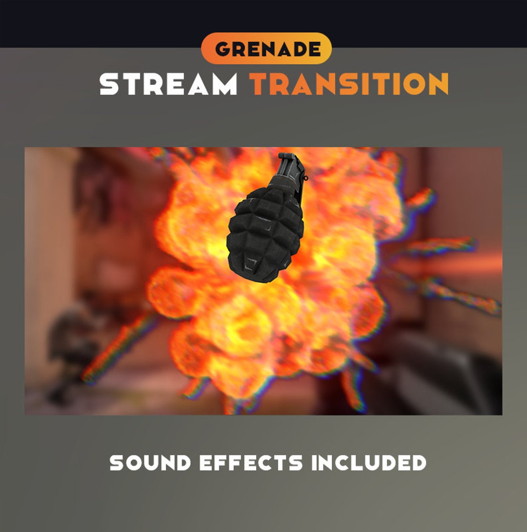 Grenade Explosion Transition | Animated Stream Transition | Twitch ...