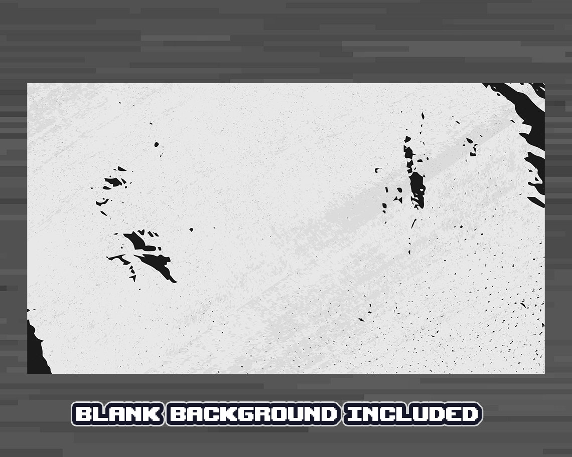 Black & White Animated Twitch Stream Screens| Lo-fi Streamer Package ...