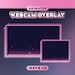 ANIMATED Webcam Overlay for Twitch | Pink Webcam Overlay | Webcamera ...